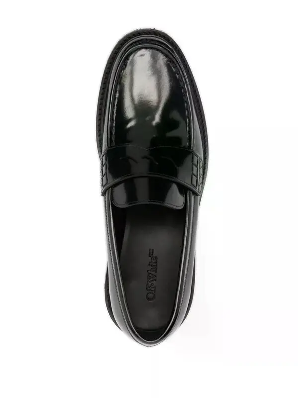 Off-White Chunky-sole Leather Loafers