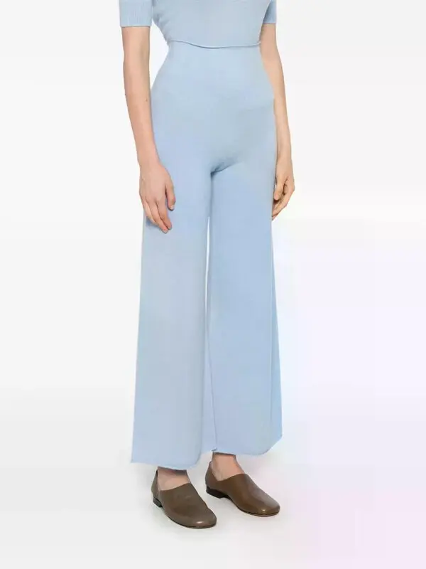 VANISÈ Cashmere Wide-leg Trousers