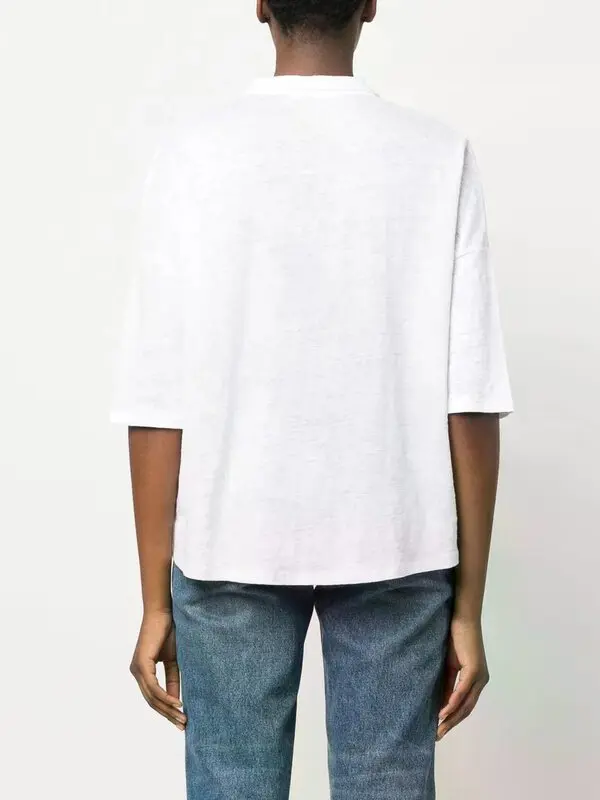 Majestic Filatures Half-length Linen Shirt
