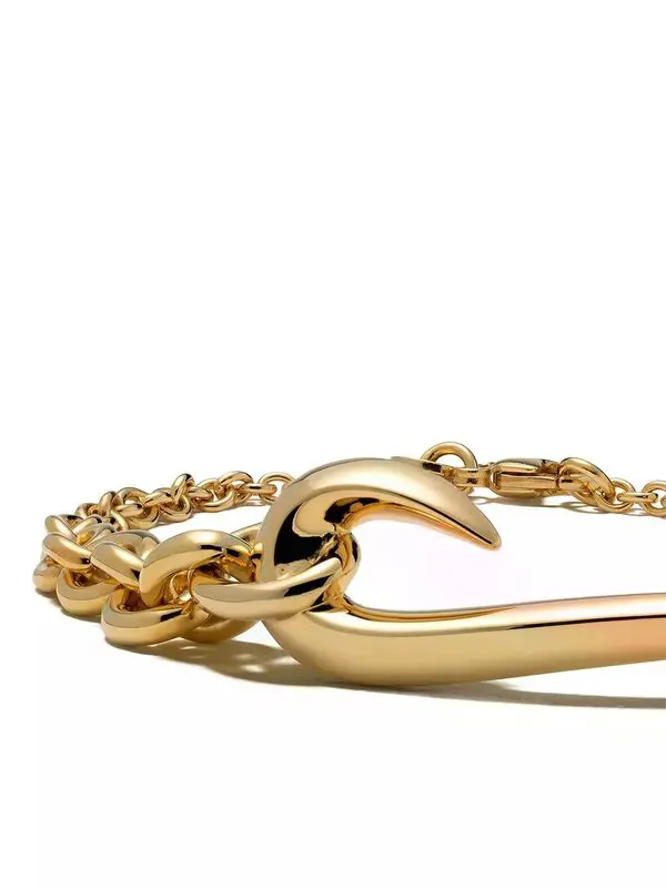 SHAUN LEANE 18k Yellow Hook Detail Bracelet