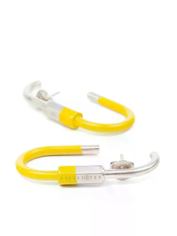 MAISON MARGIELA Carabiner Hoop Earrings