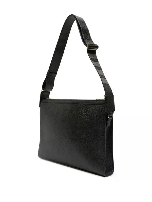 Thom Browne 4-bar Leather Crossbody Bag