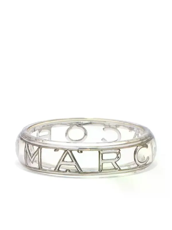 Marc Jacobs The Logo Bangle - Silver