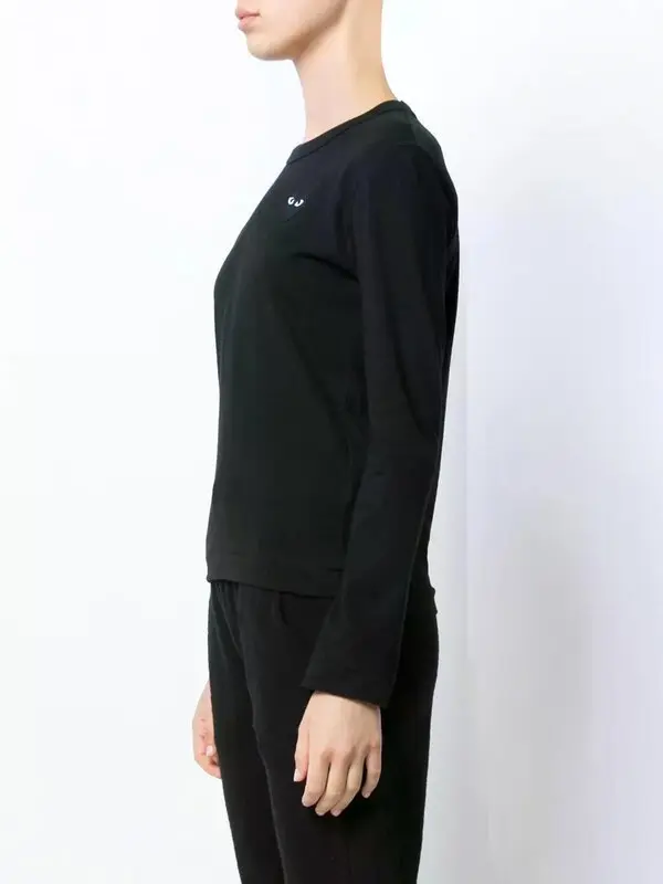 Play Comme Des Garcon Heart Embellished Top