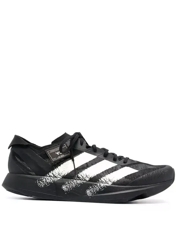 Y3 Striped Lace-up Sneakers