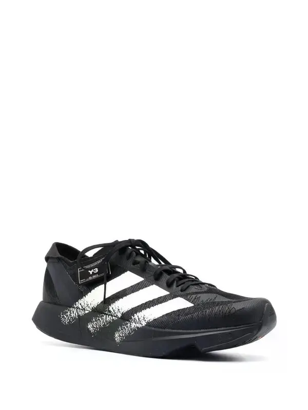 Y3 Striped Lace-up Sneakers