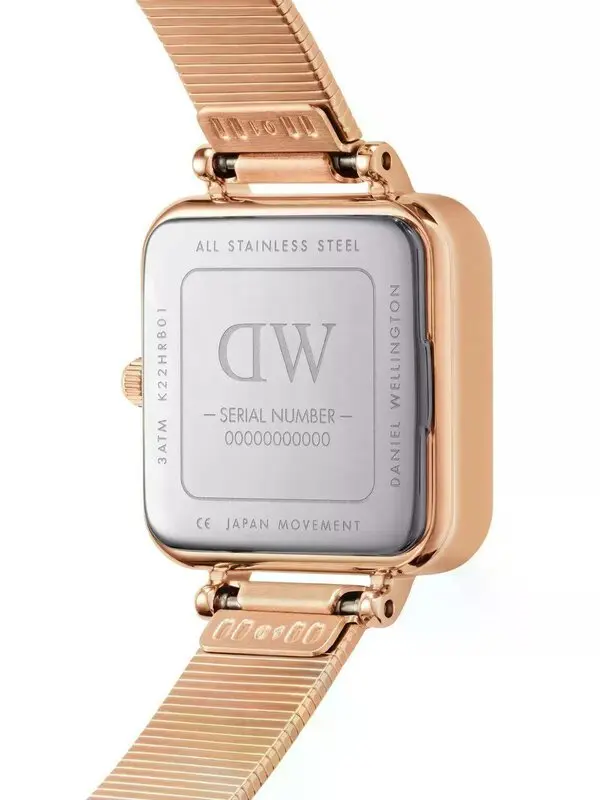 DANIEL WELLINGTON Quadro Studio 22mm Watch - Black