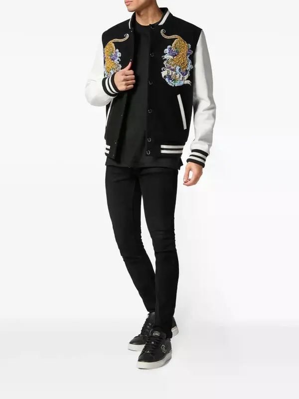 Philipp Plein Embroidered Bomber Jacket