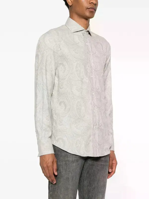 Brunello Cucinelli Paisley-jacquard Shirt