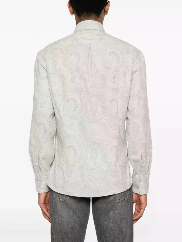 Brunello Cucinelli Paisley-jacquard Shirt