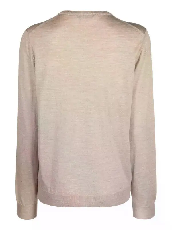 FILERIA Mélange-effect Crew-neck Jumper