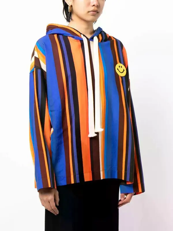Joshua Sanders Smiley-patch Cotton Hoodie