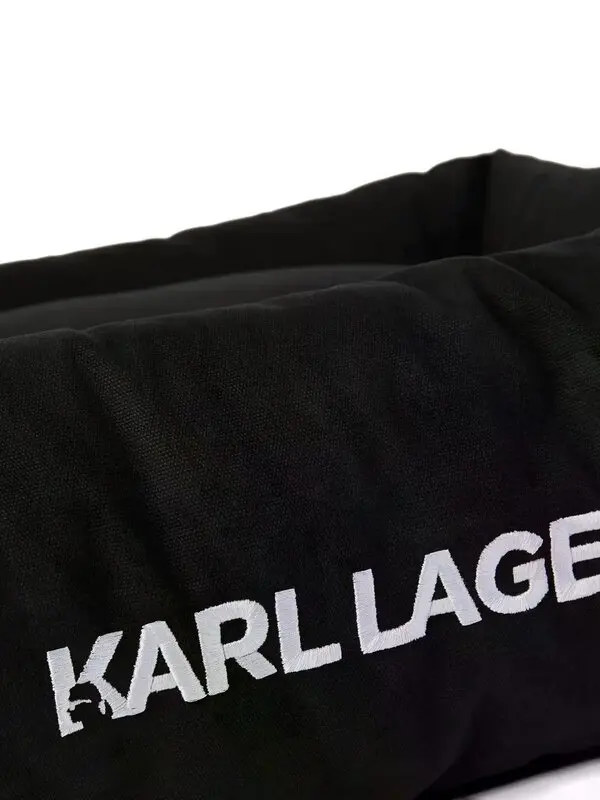 Karl Lagerfeld Logo-embroidered Dog Bed