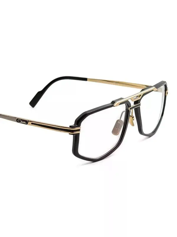 Cazal Geometric Metal-frame Glasses