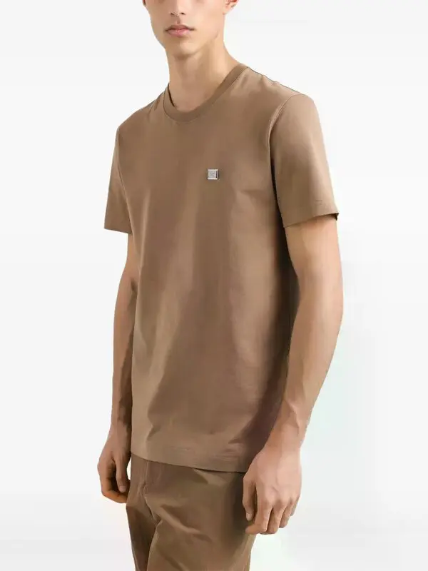 Dolce & Gabbana Logo-plaque Cotton T-shirt