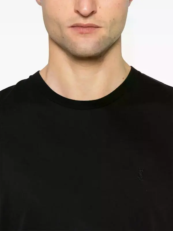 Saint Laurent Cotton T-shirt - Black