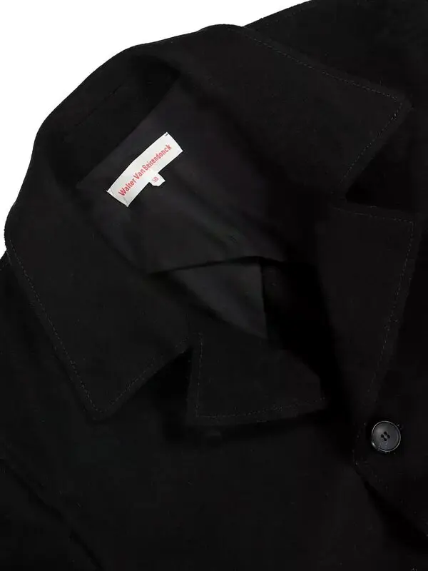 WALTER VAN BEIRENDONCK Belted Wool Tunnel Coat