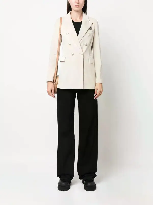 CIRCOLO 1901 Double-breasted Peak Lapel Blazer