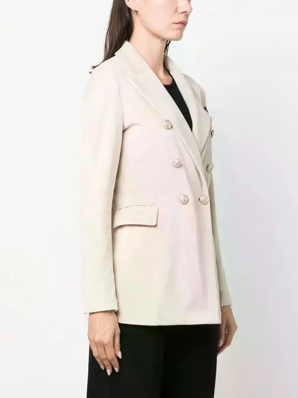 CIRCOLO 1901 Double-breasted Peak Lapel Blazer