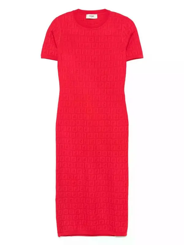 Fendi Ff-jacquard Dress