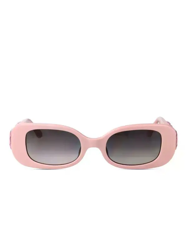 Linda Farrow Rectangle-frame Sunglasses - Pink
