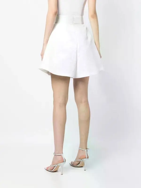 BAMBAH Floral-pattern High-waisted Shorts