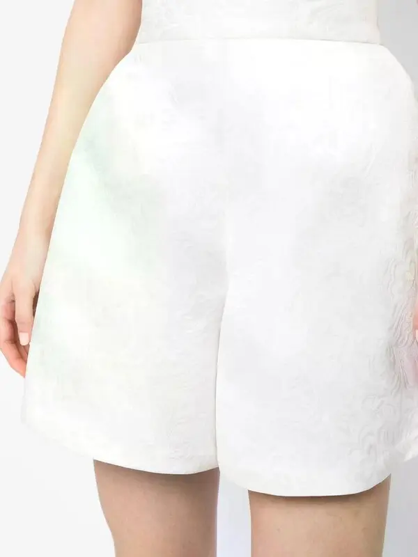 BAMBAH Floral-pattern High-waisted Shorts