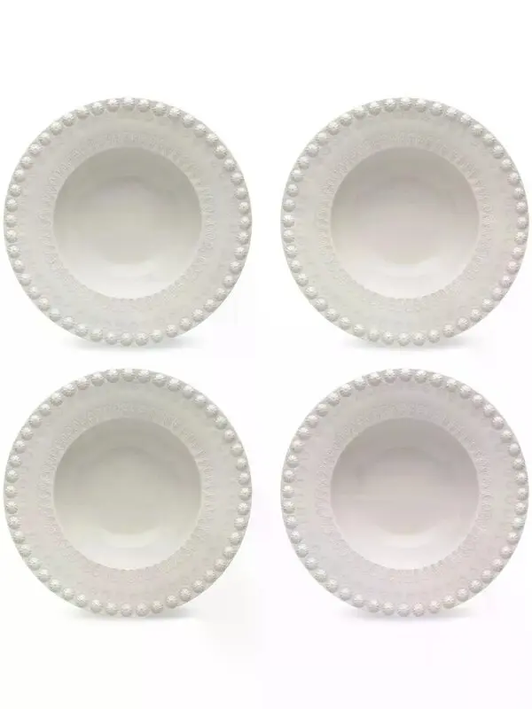 BORDALLO PINHEIRO Fantasia Soup Plate - Neutrals