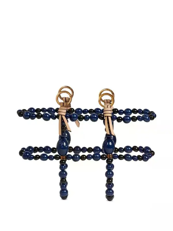 Etro Marble-embellished Cage Bag - Blue