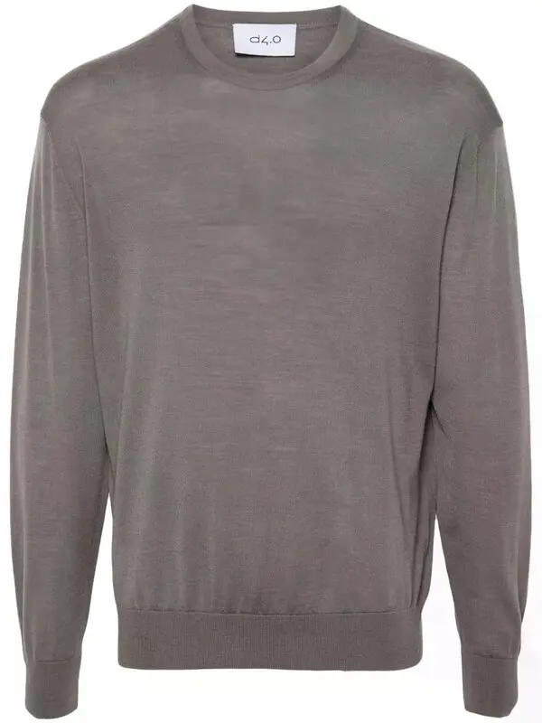 D4.0 Wool Crew Neck Sweater
