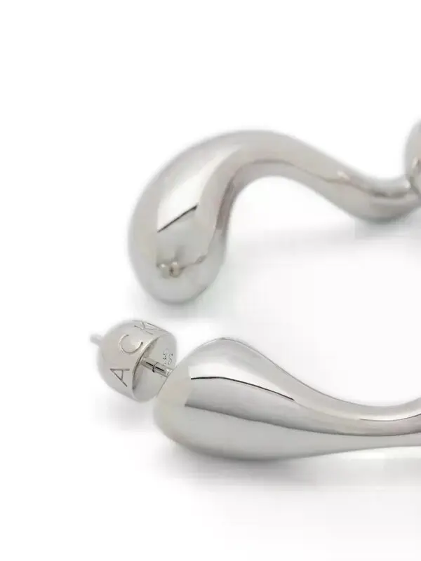 MARIA BLACK Large Splash Single Earring - Silver
