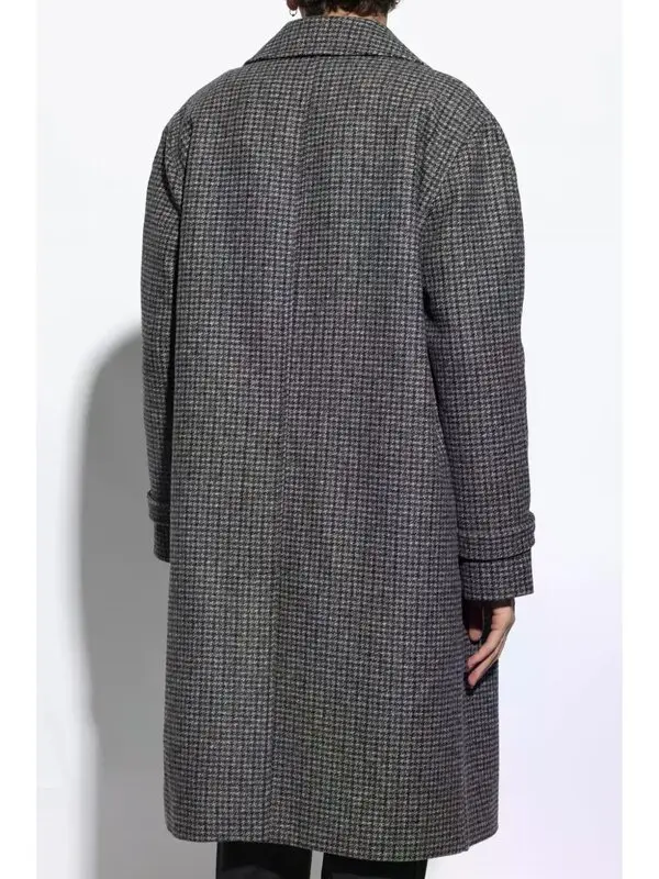 ALLSAINTS Goodman Recycled Wool Blend Houndstooth Coat
