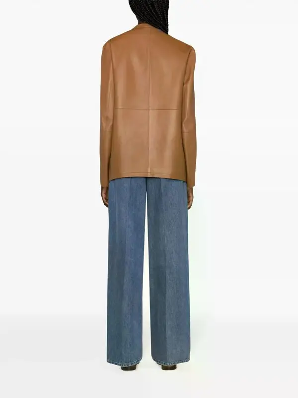 TOTEME Notched-lapels Leather Jacket