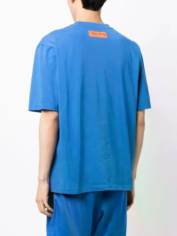 Heron Preston Hpny-print Short-sleeve T-shirt - Blue
