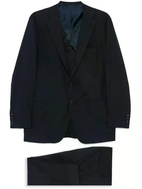 Kiton Single-breasted Suit - Blue
