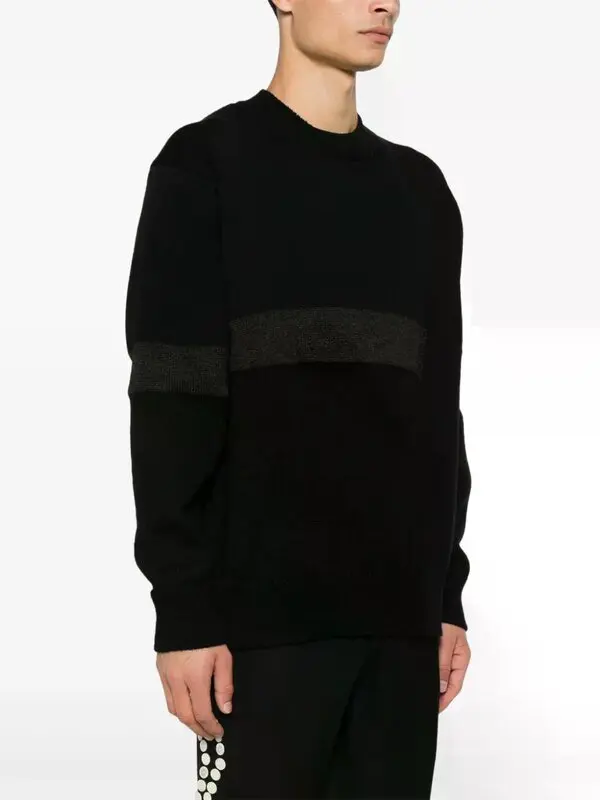 Comme Des Garçons Ribbed-knit Sweater