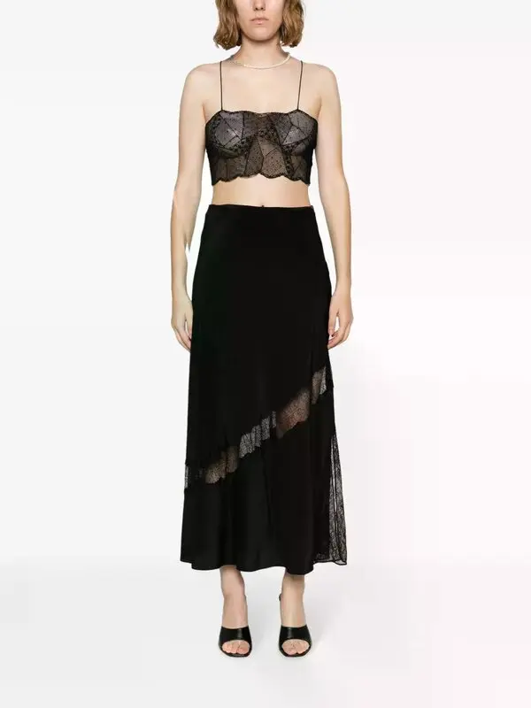 Zadig&Voltaire Jayal Silk Midi Skirt