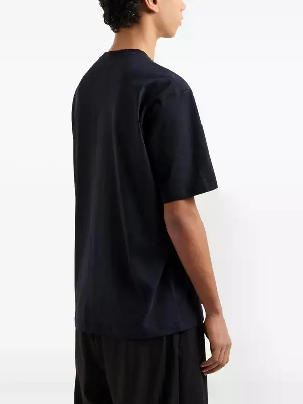 Armani Exchange Logo-embroidered T-shirt