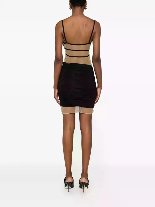 NENSI DOJAKA Sheer-panels Mini Dress