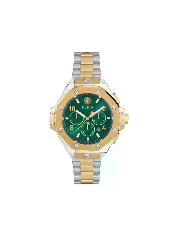 Philipp Plein Chrono Royal 46mm Watch - Green