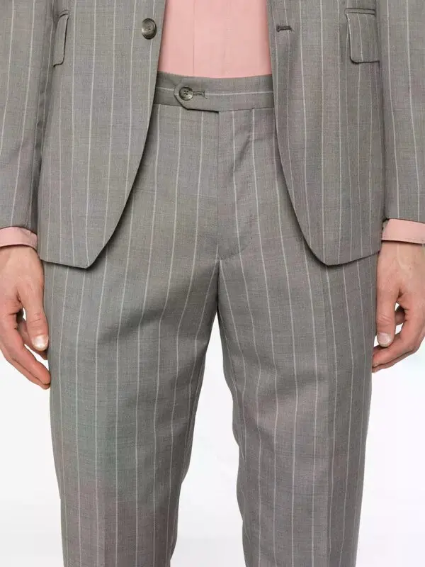 Tagliatore Striped Suit - Grey