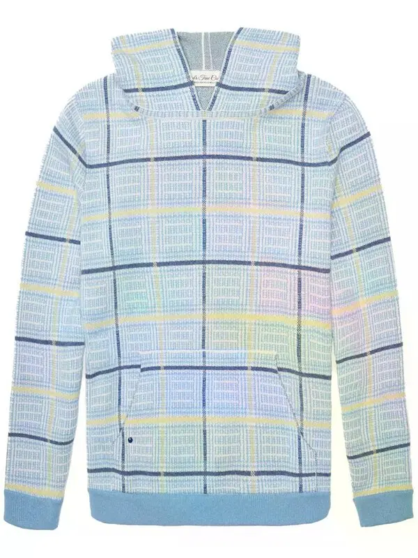 GOD'S TRUE CASHMERE Checked Hoodie