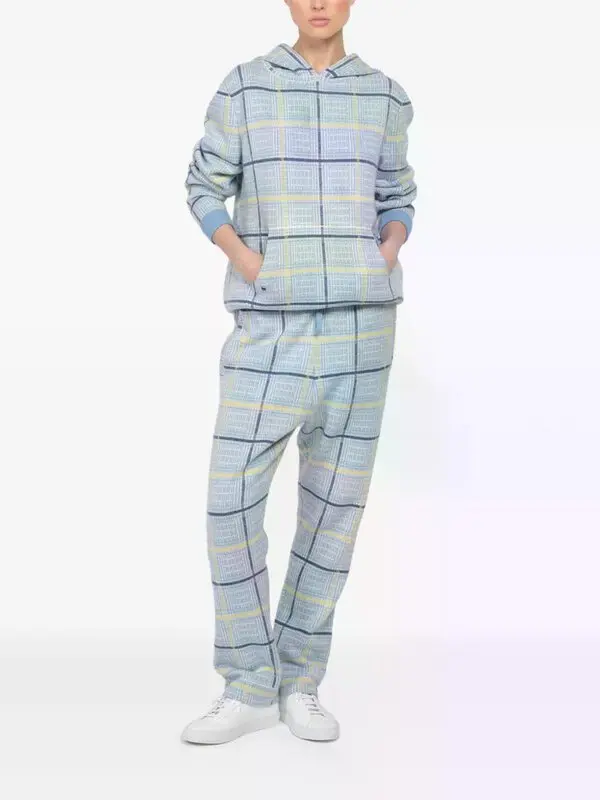 GOD'S TRUE CASHMERE Checked Hoodie