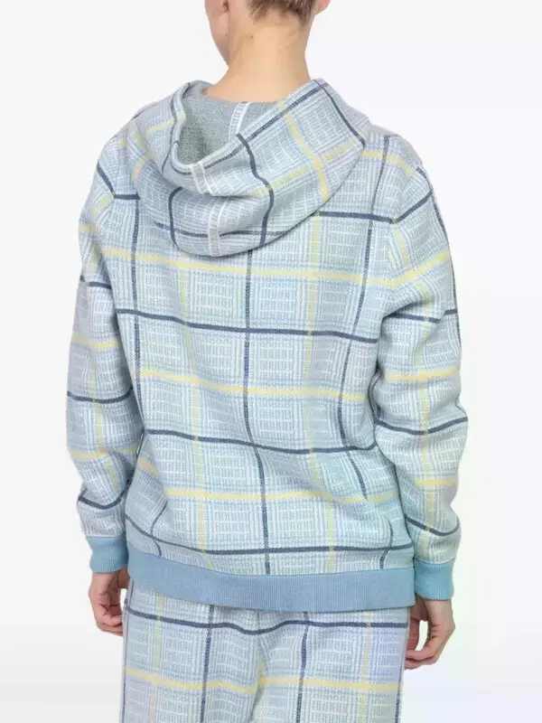 GOD'S TRUE CASHMERE Checked Hoodie