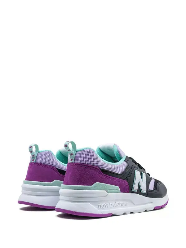 NEW BALANCE Panelled Lace-up Sneakers - Black