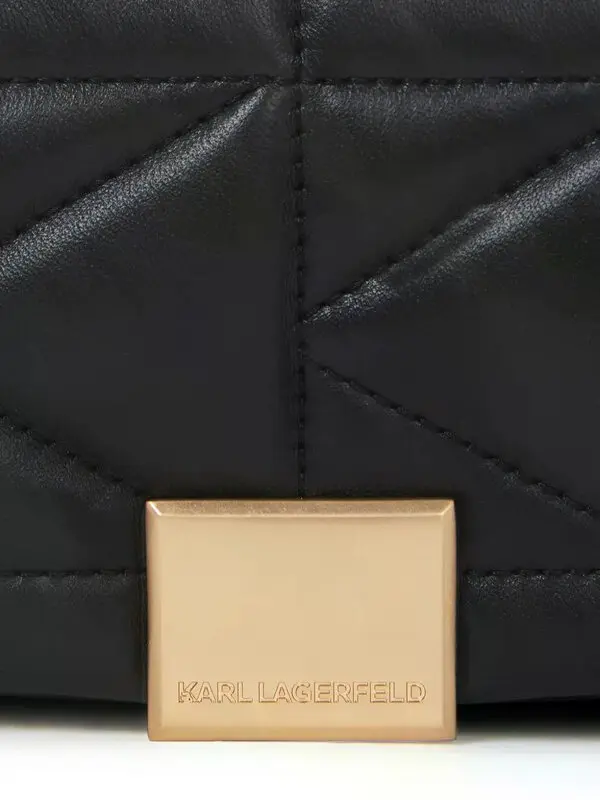Karl Lagerfeld K/kuilt Quilted Crossbody Bag - Black