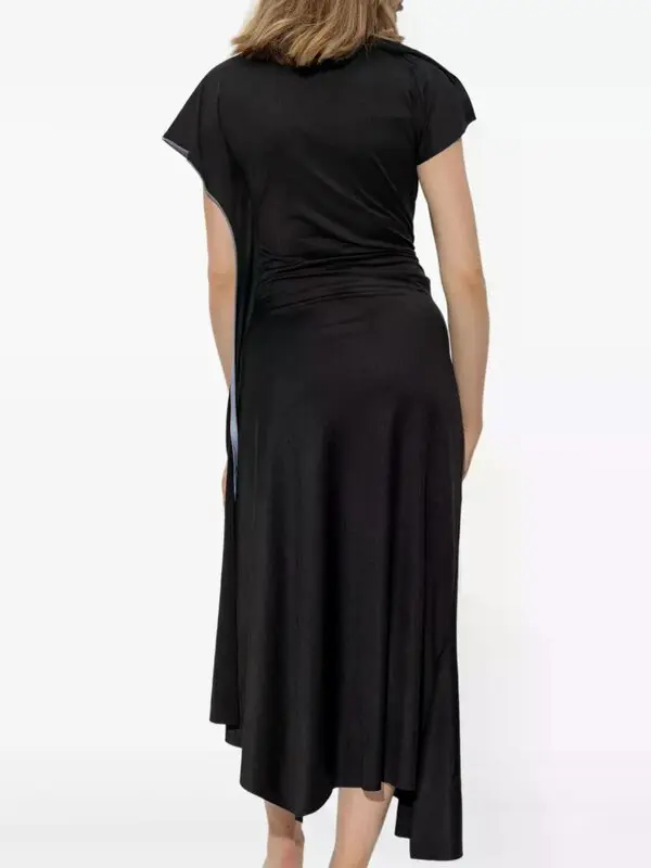 Victoria Beckham Asymmetrical Draped Dress