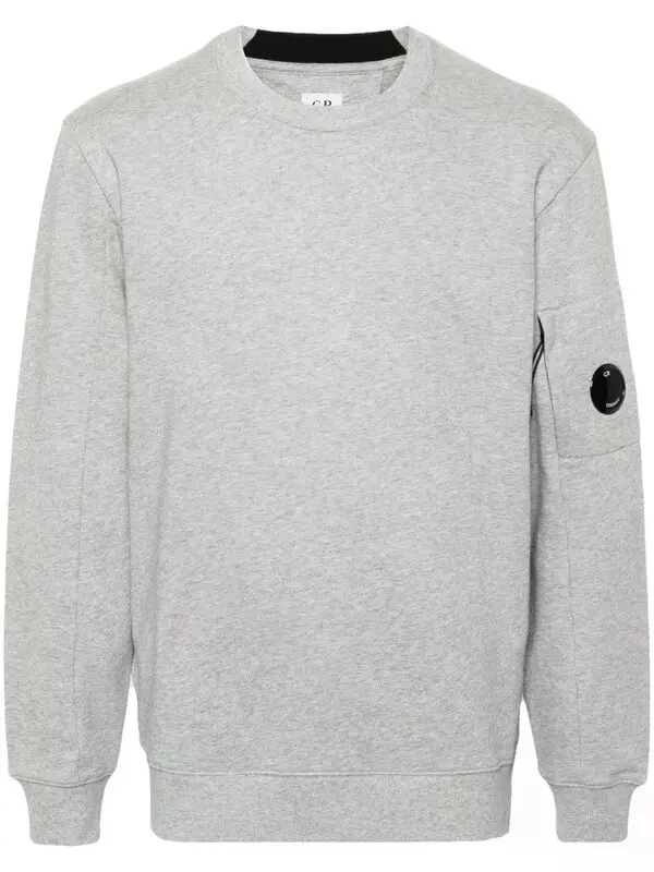 C.P. COMPANY Diagonal Raised Cotton Sweatshirt - Grey