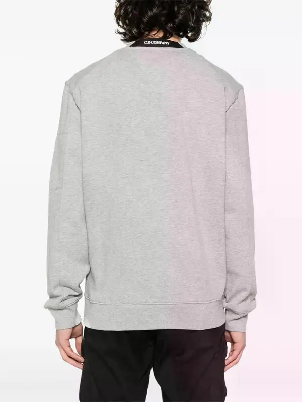 C.P. COMPANY Diagonal Raised Cotton Sweatshirt - Grey