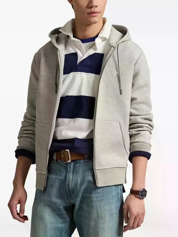 Polo Ralph Lauren Polo Pony-embroidered Hoodie - Grey